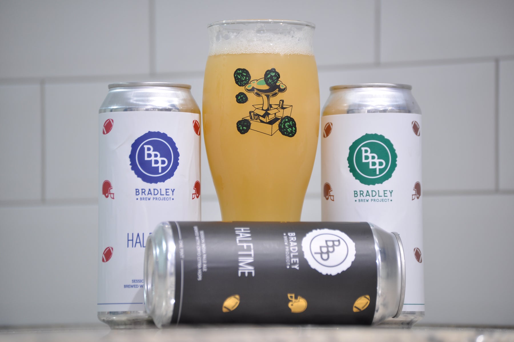 Bradley Brew Project | Best Porch Bomb IPA Beer Glass | Halftime Sessi ...