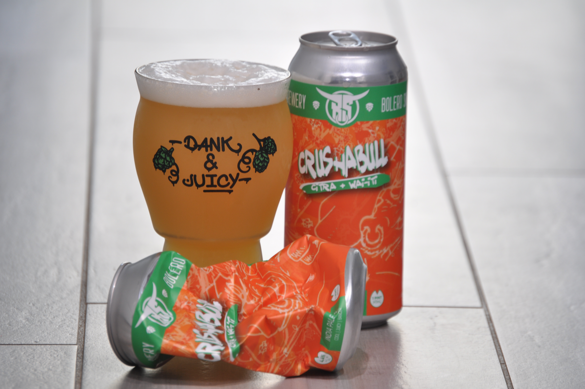 Dank & Juicy Craft Beer Pint Glass - Best Glass for IPA & Gose Glass ...